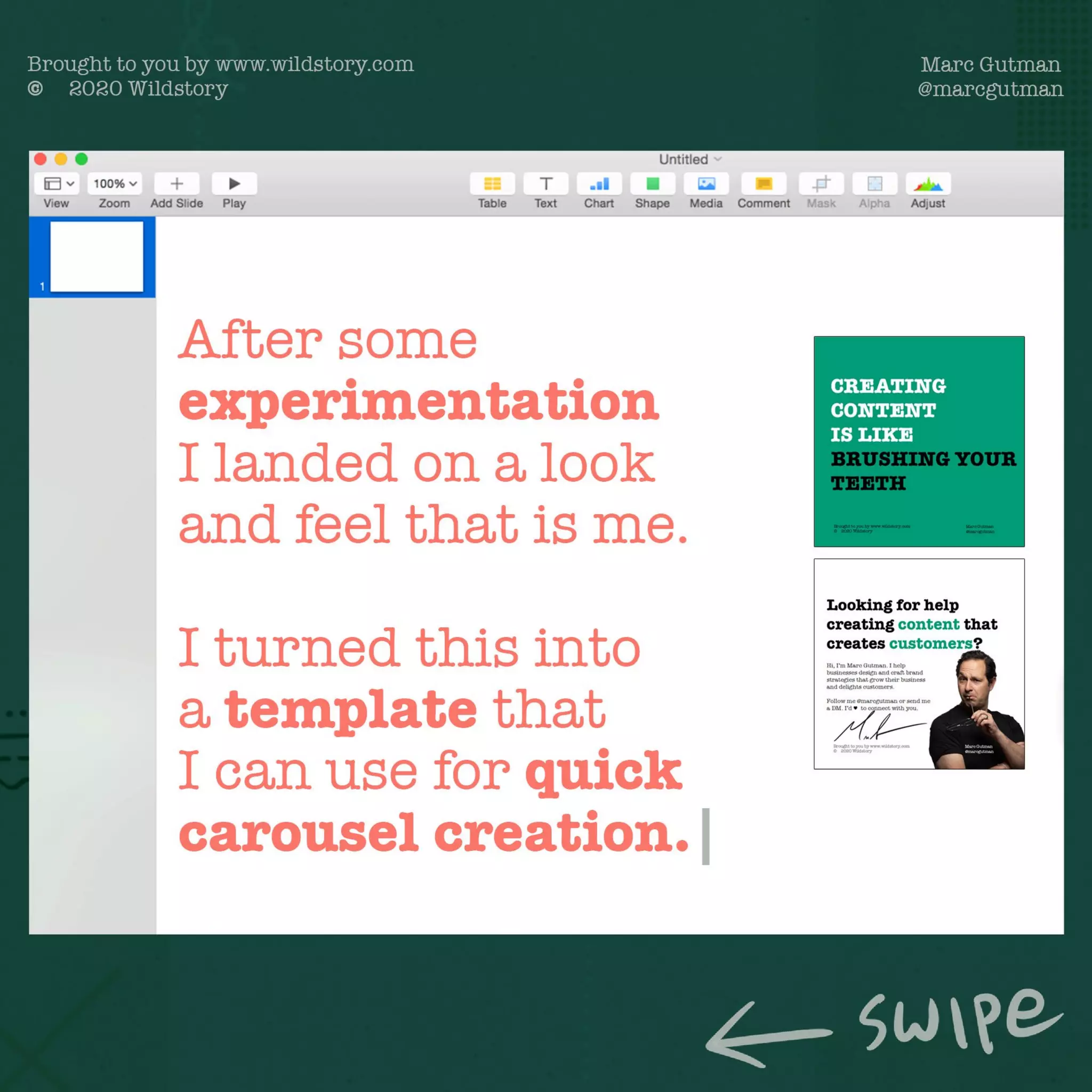How I Create Carousels | PDF