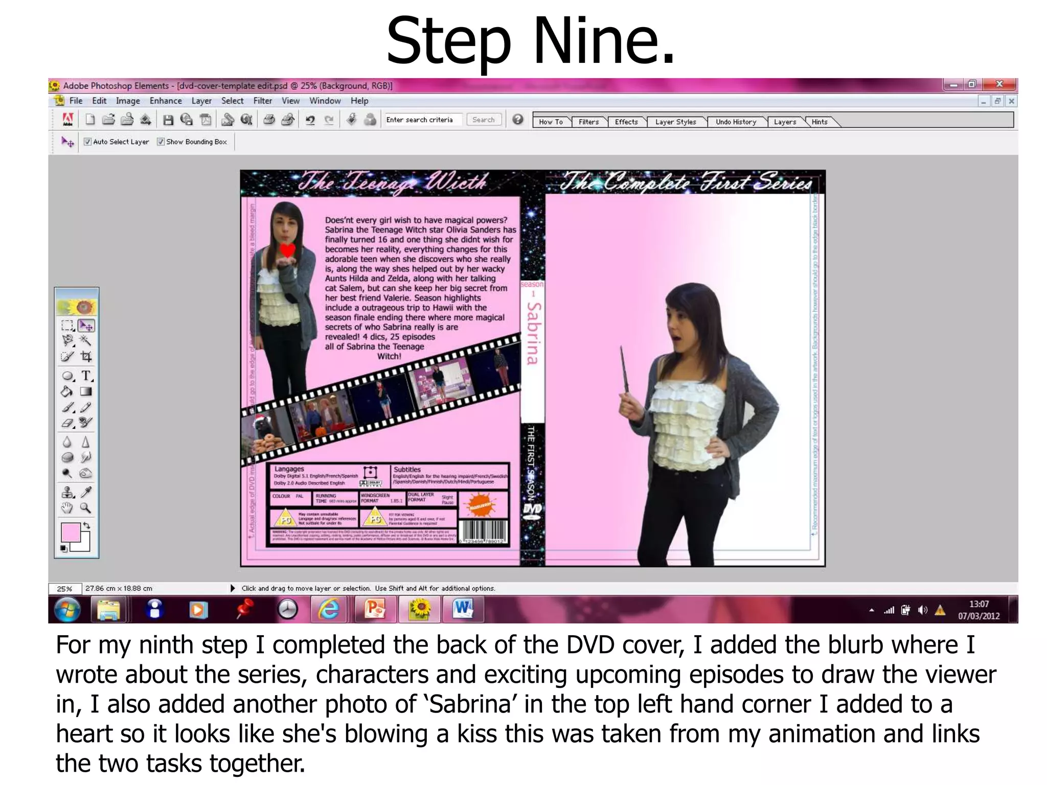 How i created my dvd cover using photoshop | PPTX