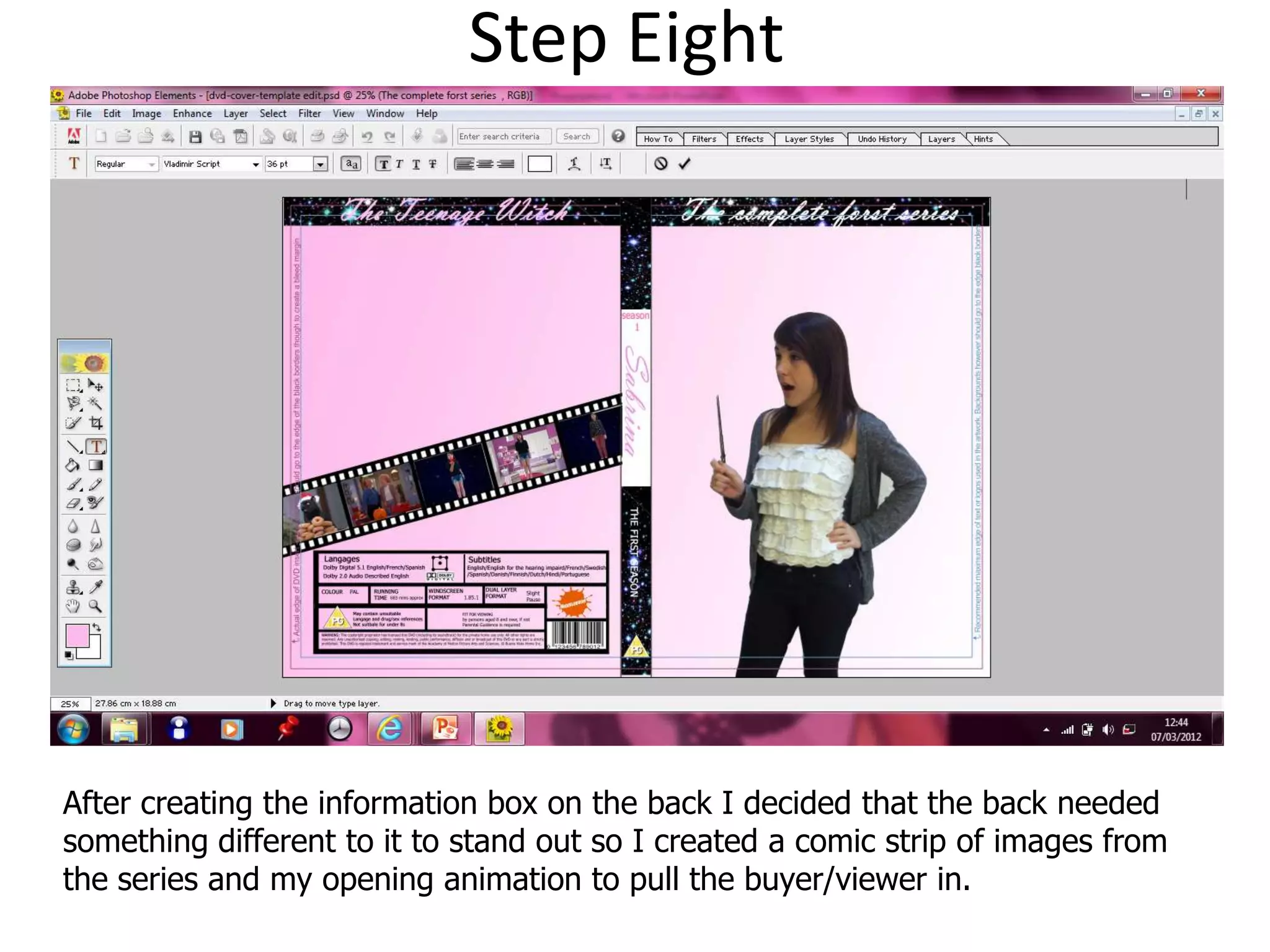 How i created my dvd cover using photoshop | PPTX