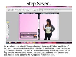 How i created my dvd cover using photoshop | PPTX