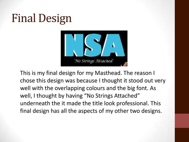 How i created my mast head | PPTX | Sailing | Sports