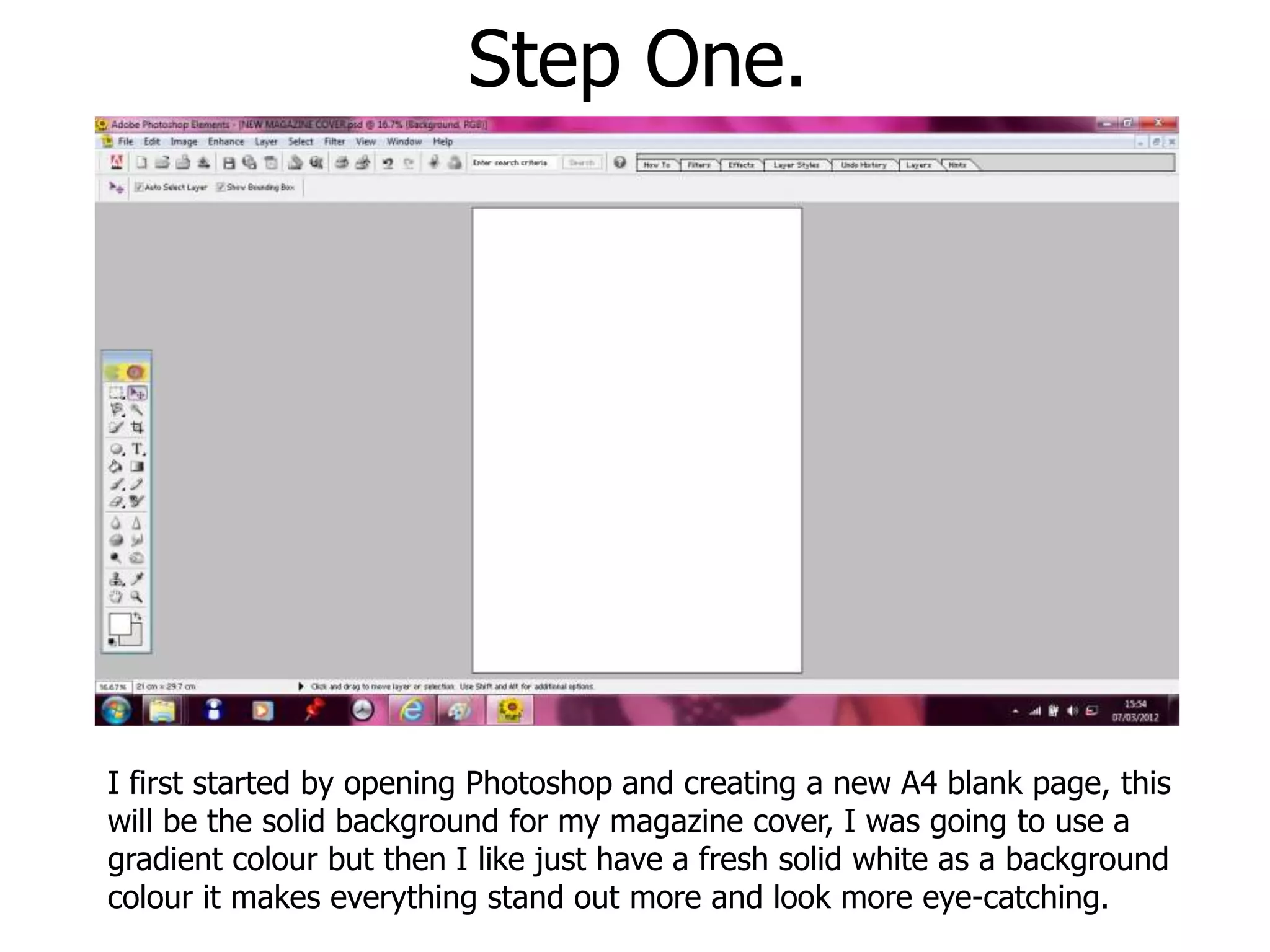 How i create my magazine using photoshop | PPTX