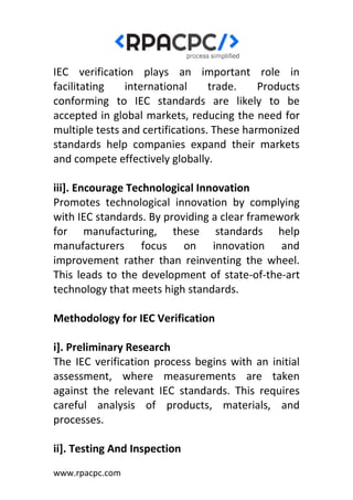 How IEC Verification is Shaping Global Markets.docx