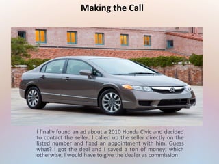 How I Got My First Car | ODP