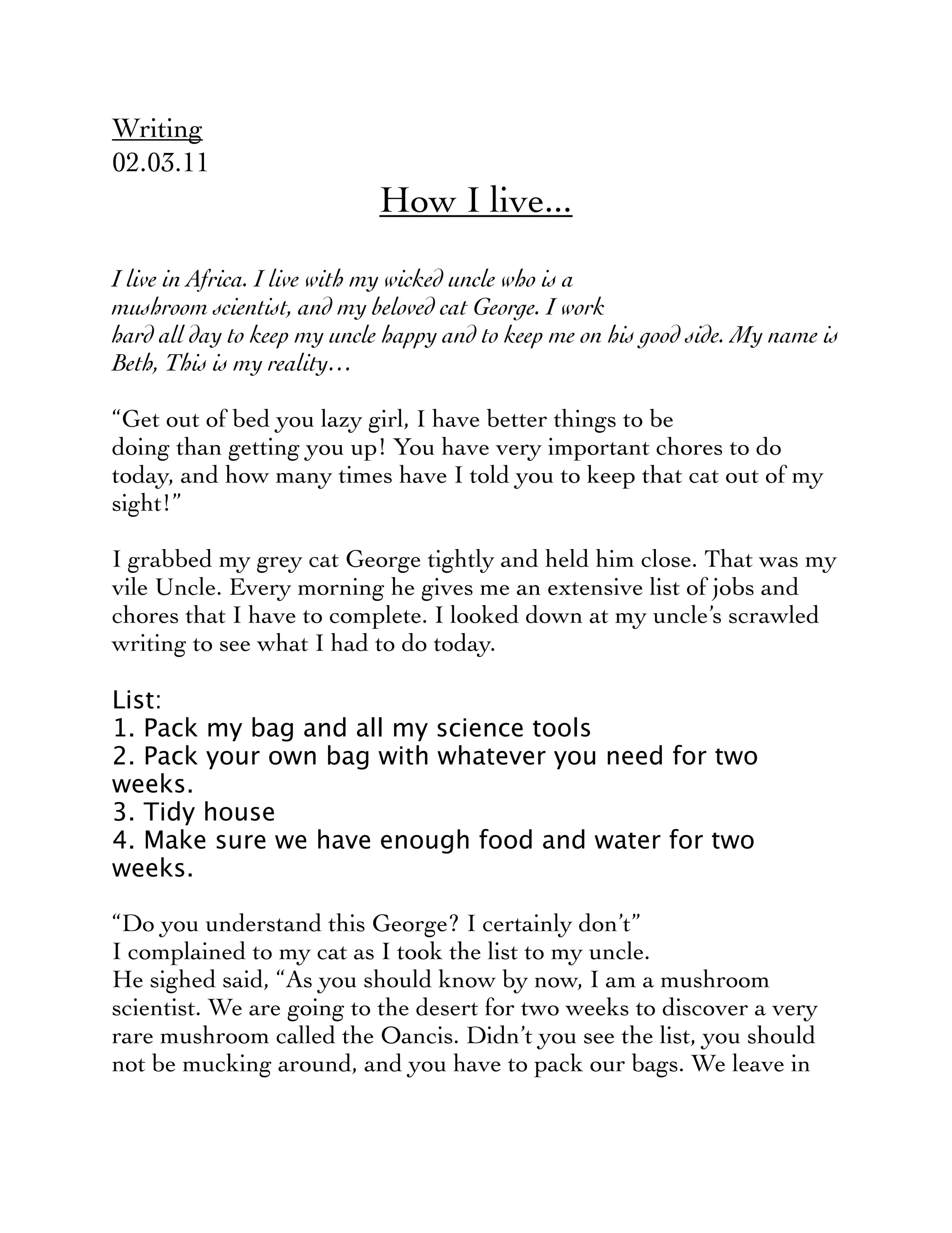 Four Picture Story | PAGES