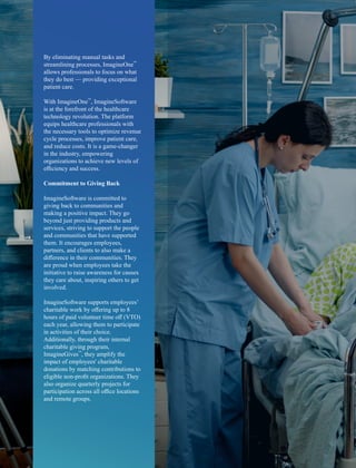 How ImagineSoftware is Changing the Game for Healthcare Revenue Cycle ...