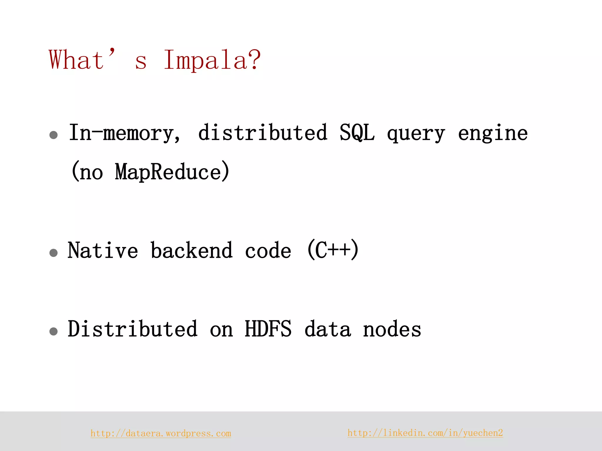 How Impala Works | PDF