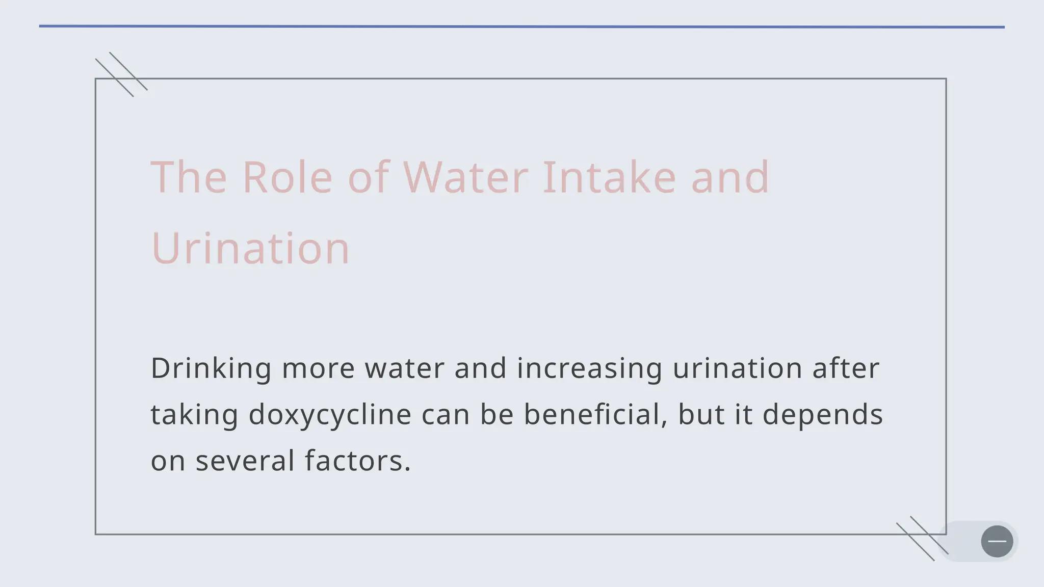 How Important Are Extra Fluids and Frequent Urination When Using ...