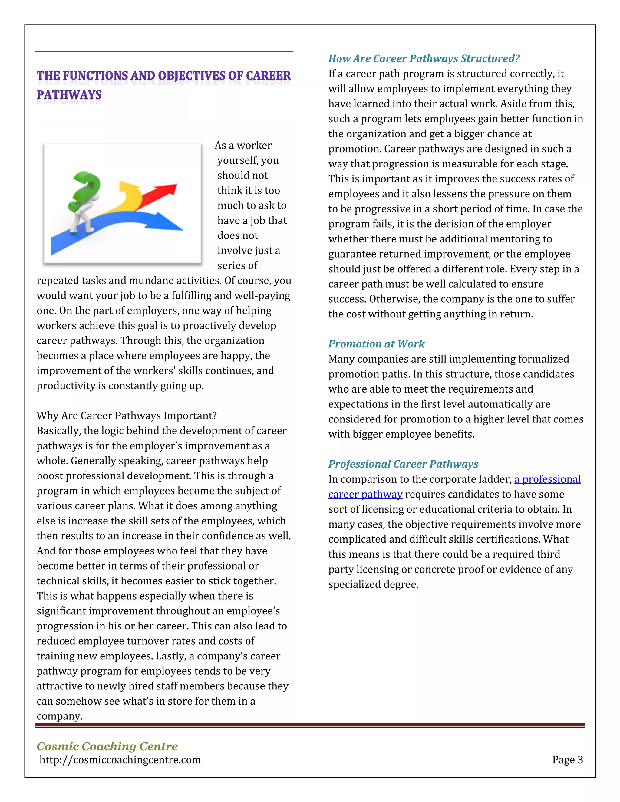 How important is career planning | PDF