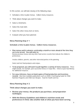 Howimportantismenuplanning | PDF