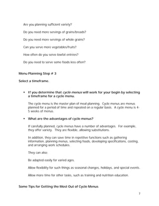 Howimportantismenuplanning | PDF