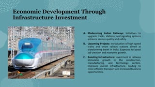 How Important is the Indian Railways System to the Indian Economy | PPTX