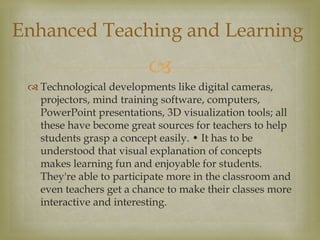 How important is use of technology in help | PPT