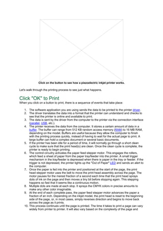 How inkjet printers work | PDF