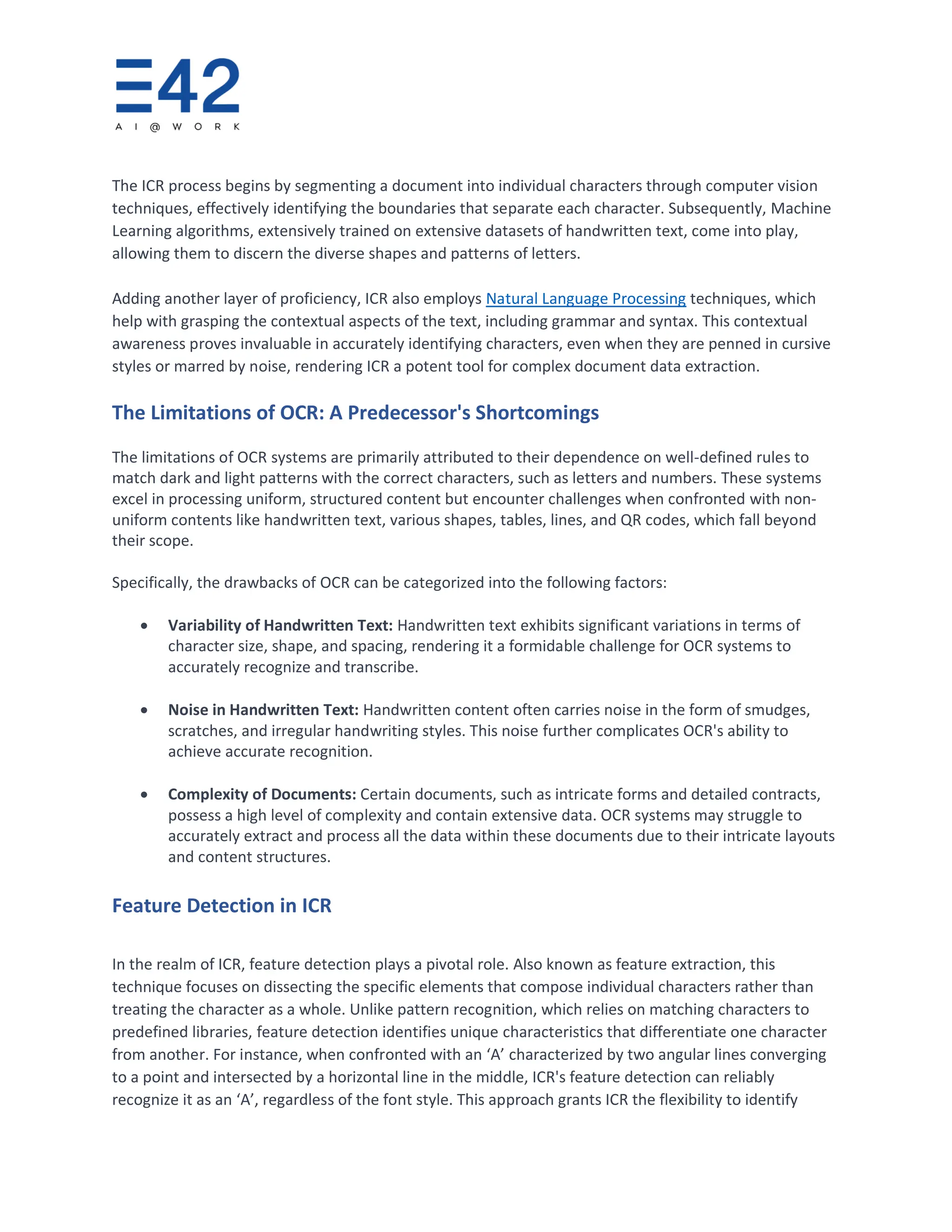 How Intelligent Character Recognition (ICR) is Overcoming OCR ...