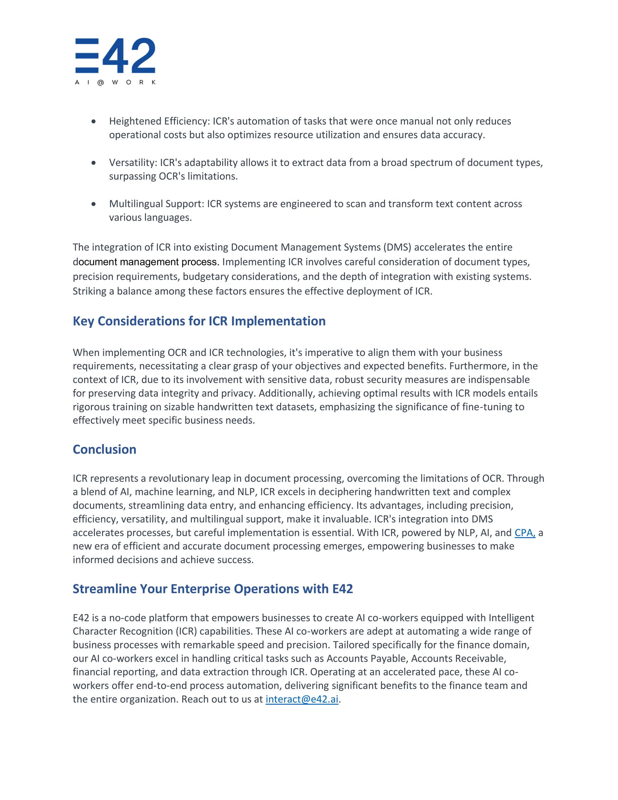 How Intelligent Character Recognition (ICR) is Overcoming OCR ...