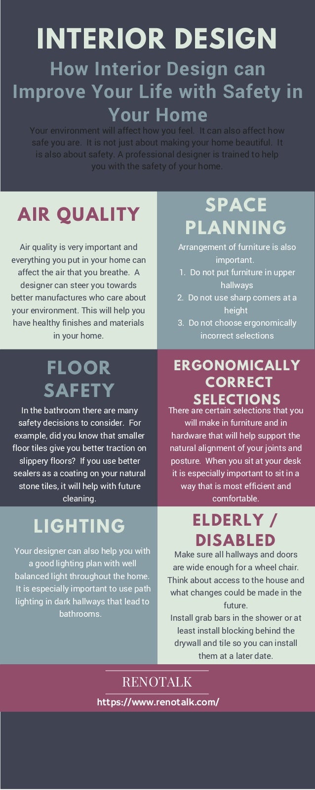 How interior design can improve your life with safety in your home?