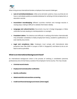 How International Background Checks Help Mitigate Cross-Border Hiring ...