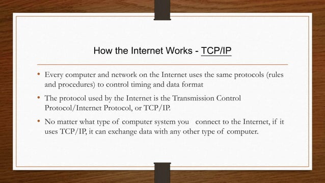 How internet works | PPTX