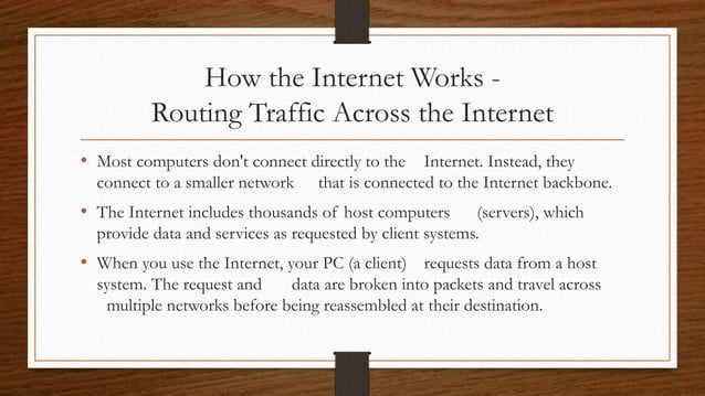 How internet works | PPTX
