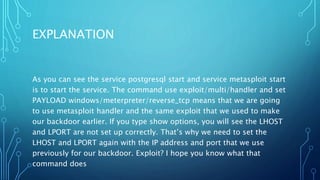 Intimacy with MSF - Metasploit Framework | PPT