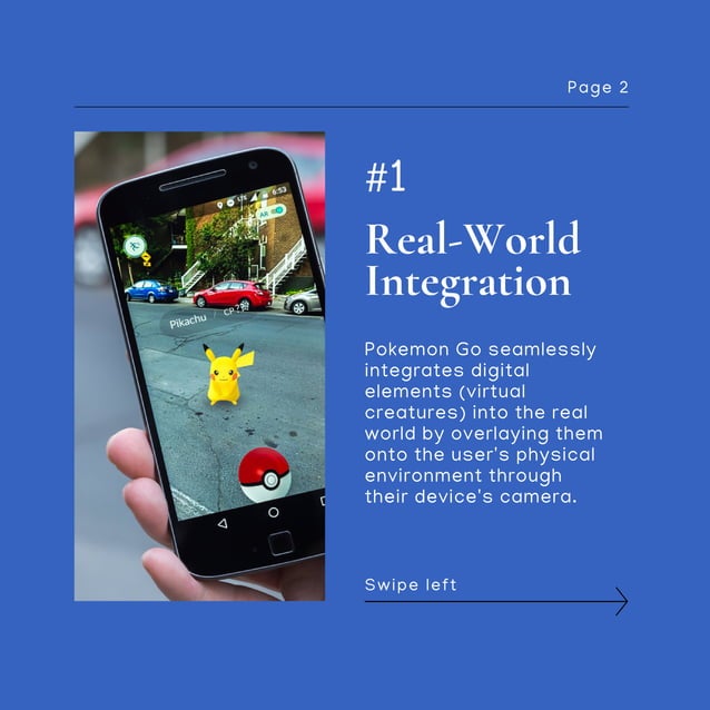How is a game like pokemon go an example of augmented reality | PDF