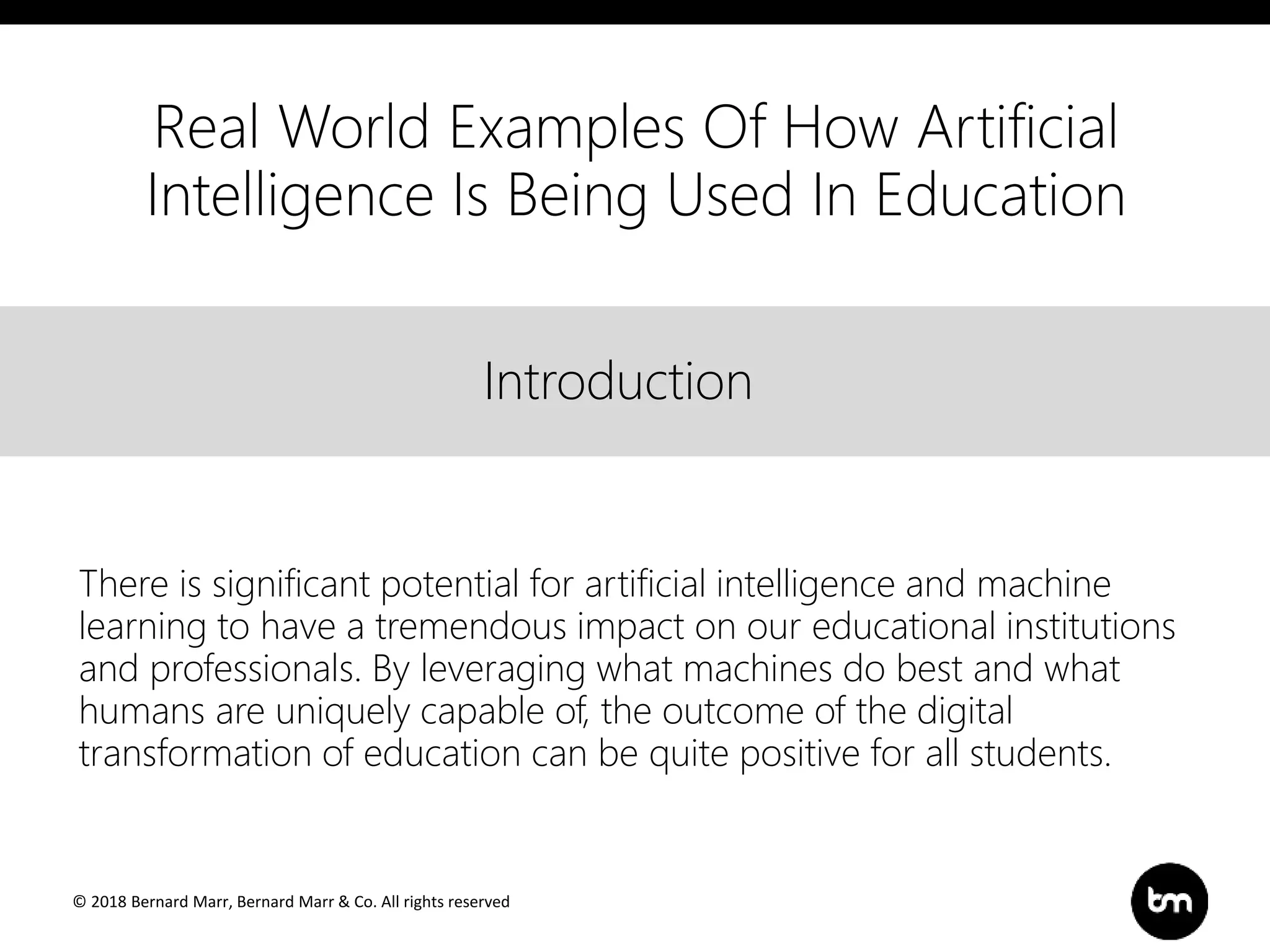 Real World Examples Of How Artificial Intelligence Is Being Used In ...