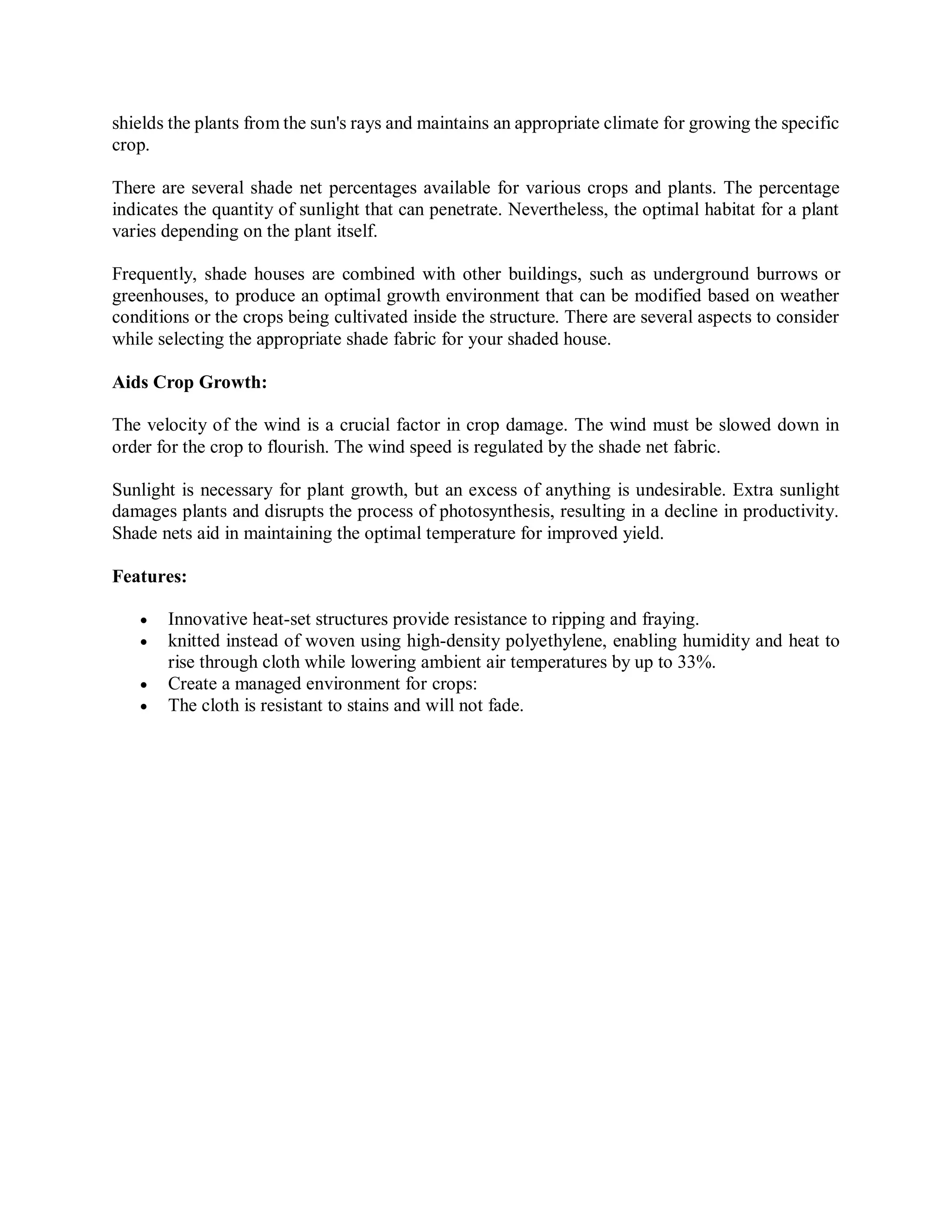 How is an agriculture shade net essential for farming.pdf