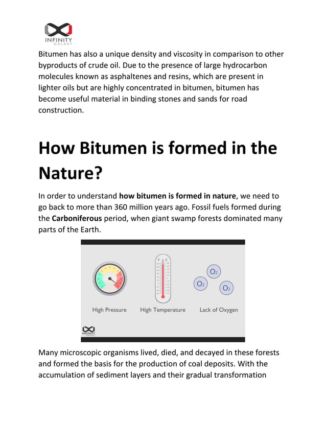 How is bitumen produced? | PDF