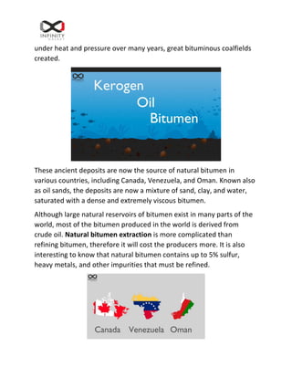 How is bitumen produced? | PDF