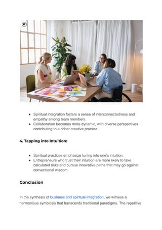 How is Business and Spiritual Integration Connected to Each Other.pdf