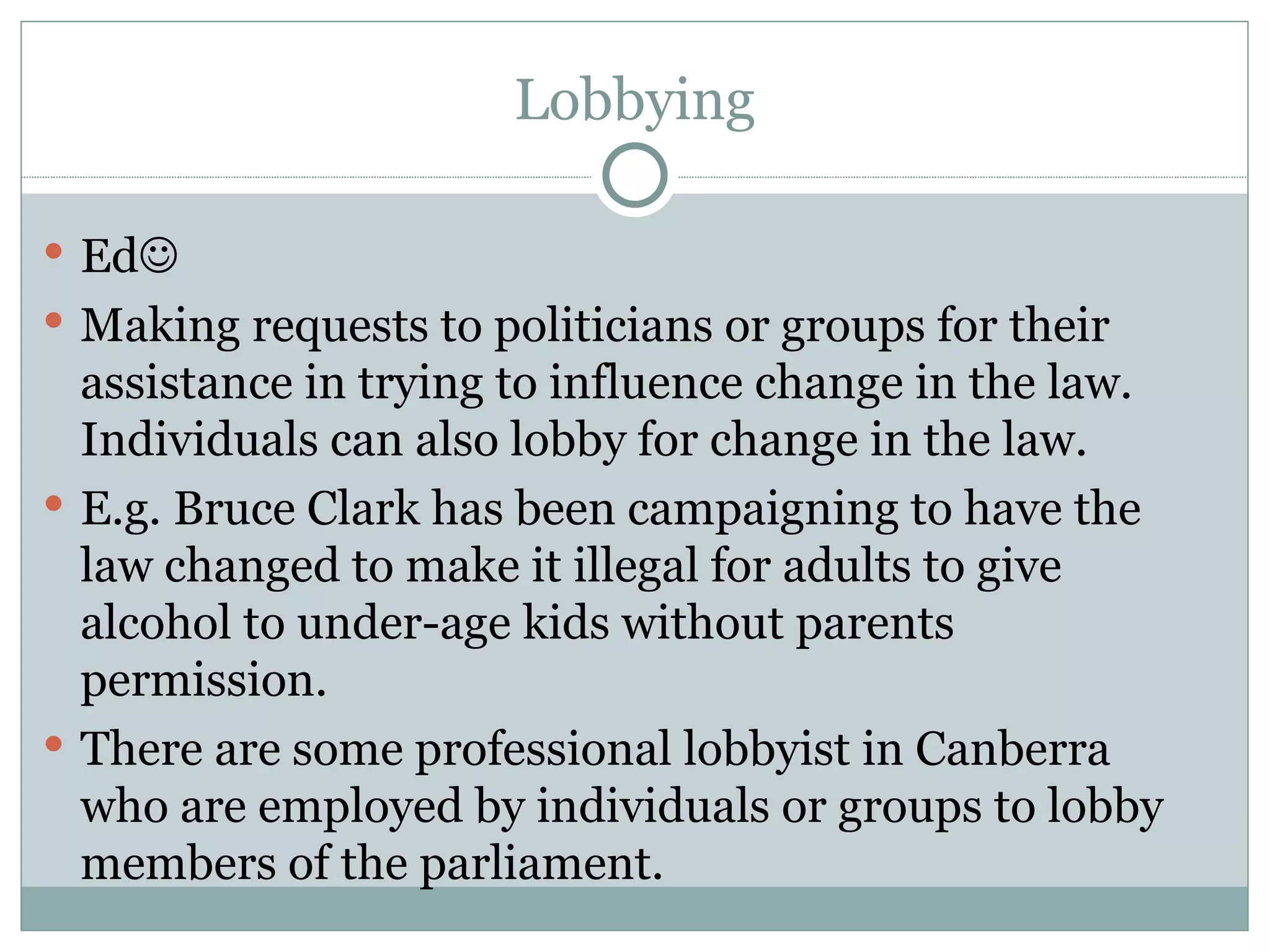How Is Change Influenced Law Reform | PPT