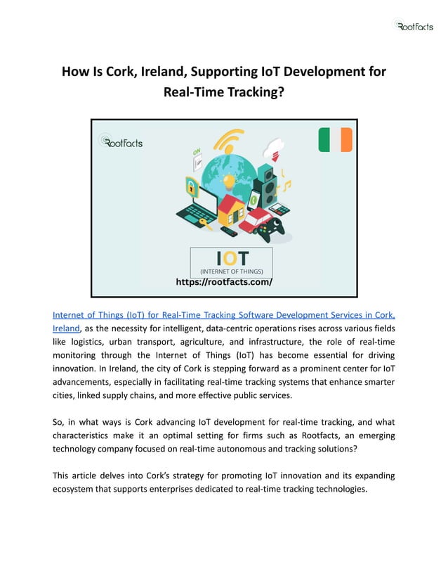 How Is Cork, Ireland, Supporting IoT Development for Real-Time Tracking.pdf