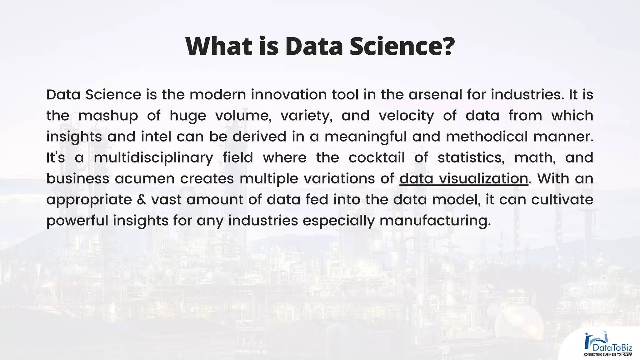 How is Data Science Shaping the Manufacturing Industry? | PDF