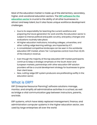 How is ERP Software Used in Educational Institutions.pdf | Professional ...