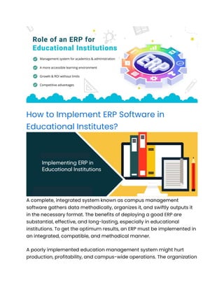 How is ERP Software Used in Educational Institutions.pdf | Professional ...