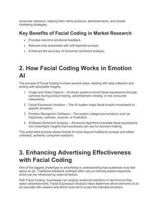 How Is Facial Coding Shaping the Future of Emotion AI in Market ...