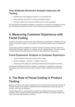 How Is Facial Coding Shaping the Future of Emotion AI in Market ...