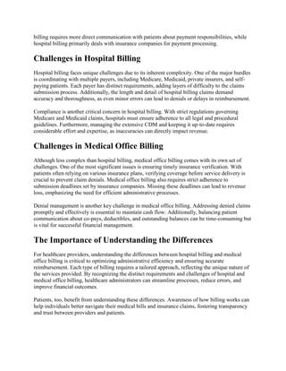 How is hospital billing different than medical office billing.pdf