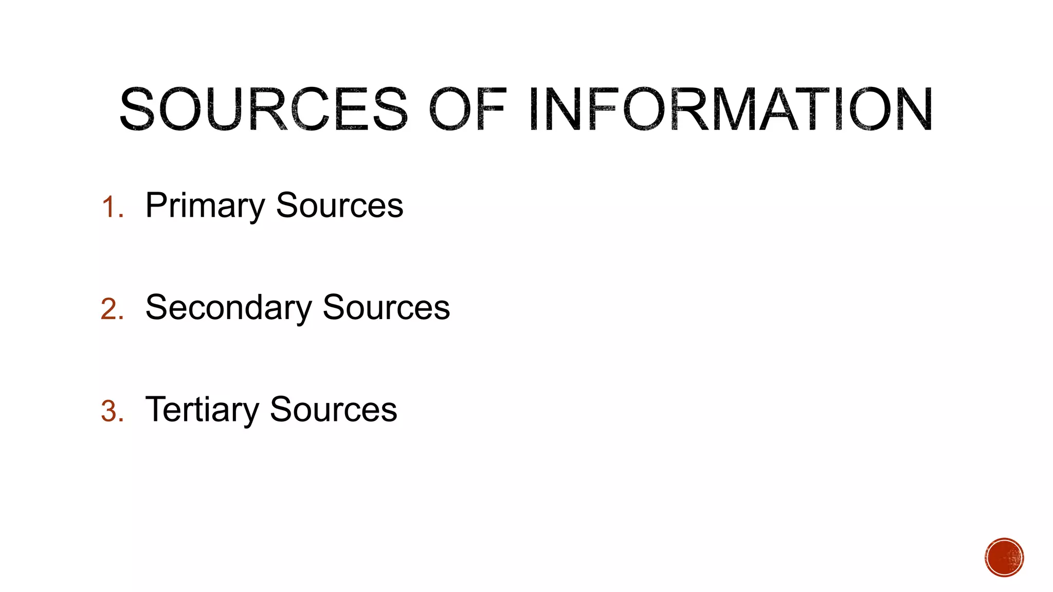 How is Information Categorized | PPTX