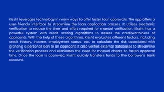 How is Kissht simplifying the Lending Process with Technology.pdf