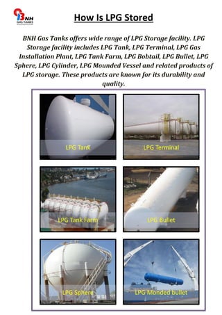 How is lpg stored? | PDF