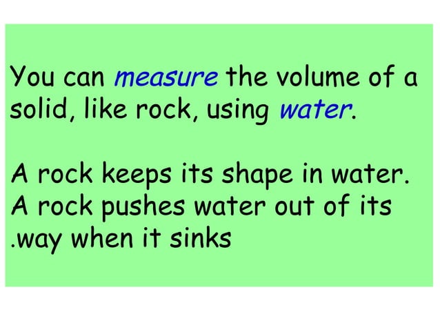 How is matter measured | PPT | Physics | Science
