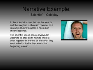 How is narrative used in music videos | PPT