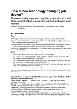 How is new technology changing job design one page handout.docx