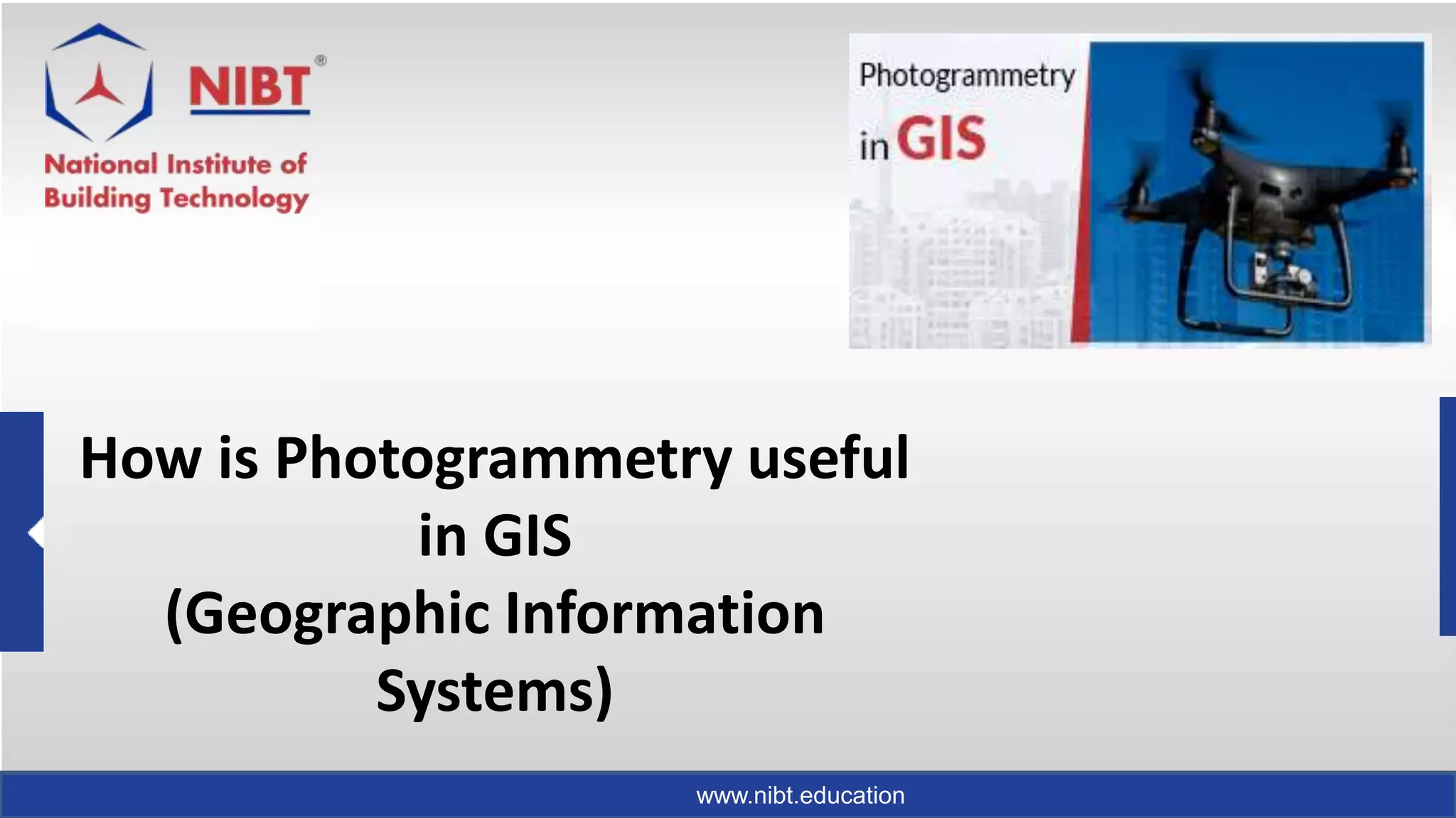 How is photogrammetry useful in gis | PPT