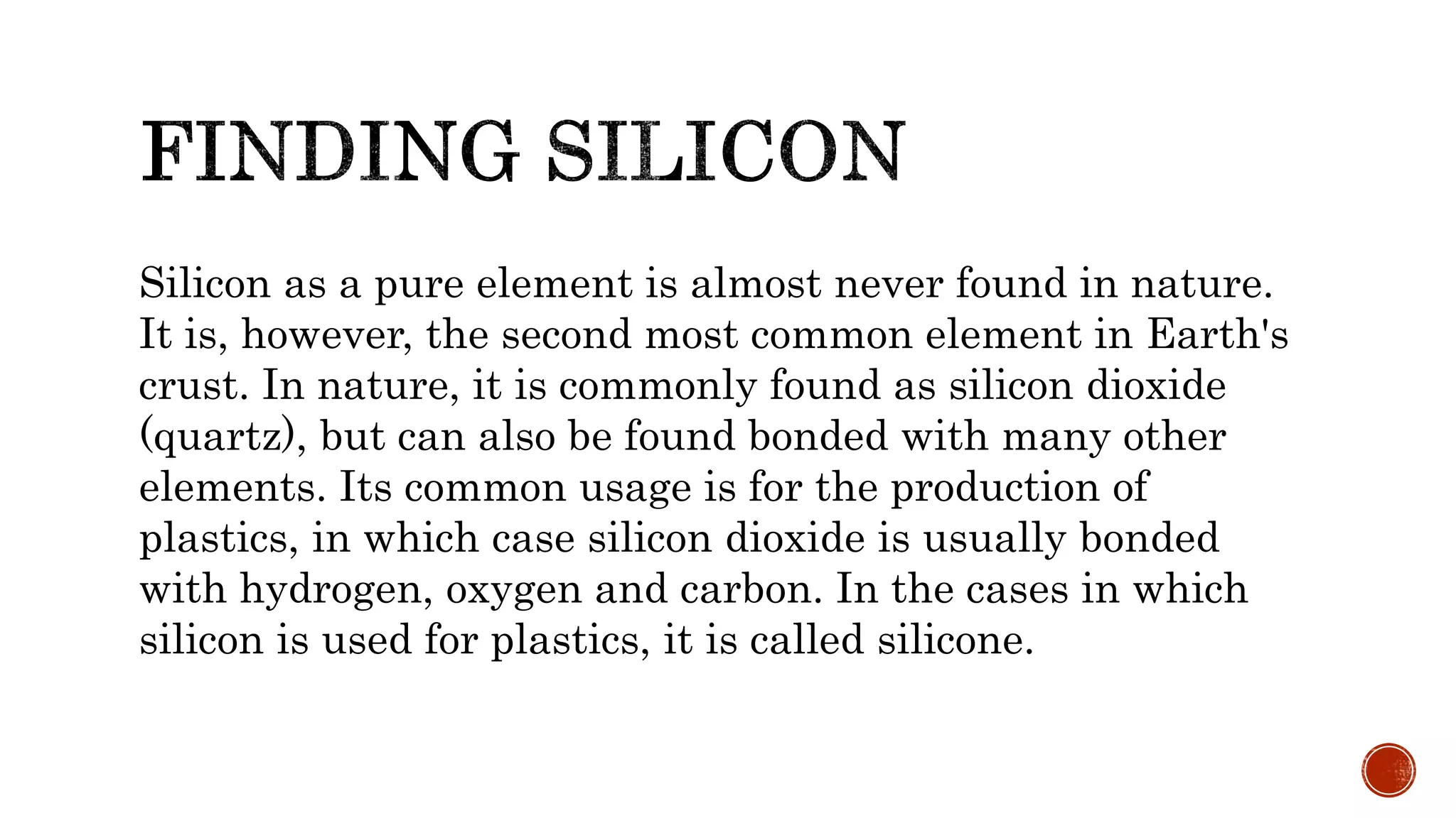 How is silicon obtained | PPTX