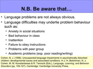 How is specific language impairment identified | PPT