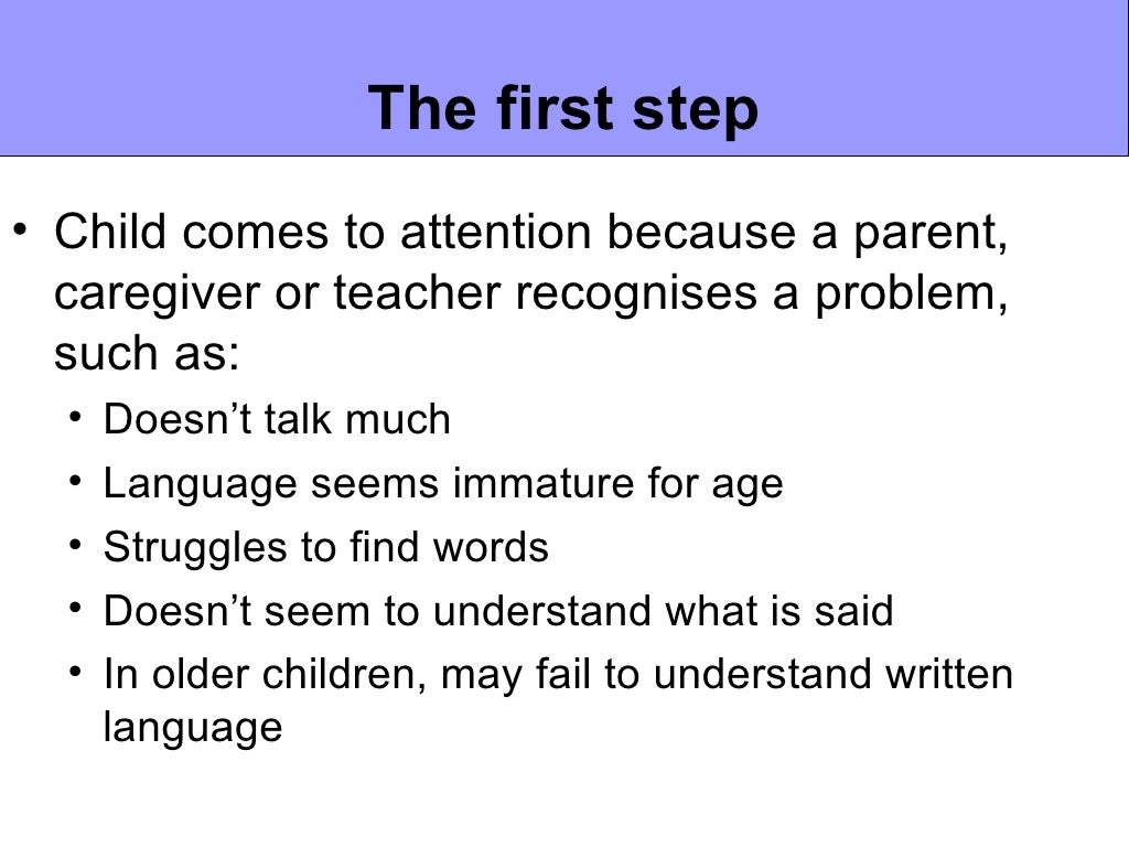How Is Specific Language Impairment Identified How Is Specific Language Impairment Identified