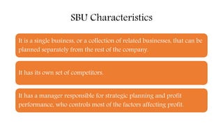 How is strategic planning carried out at different levels of the ...